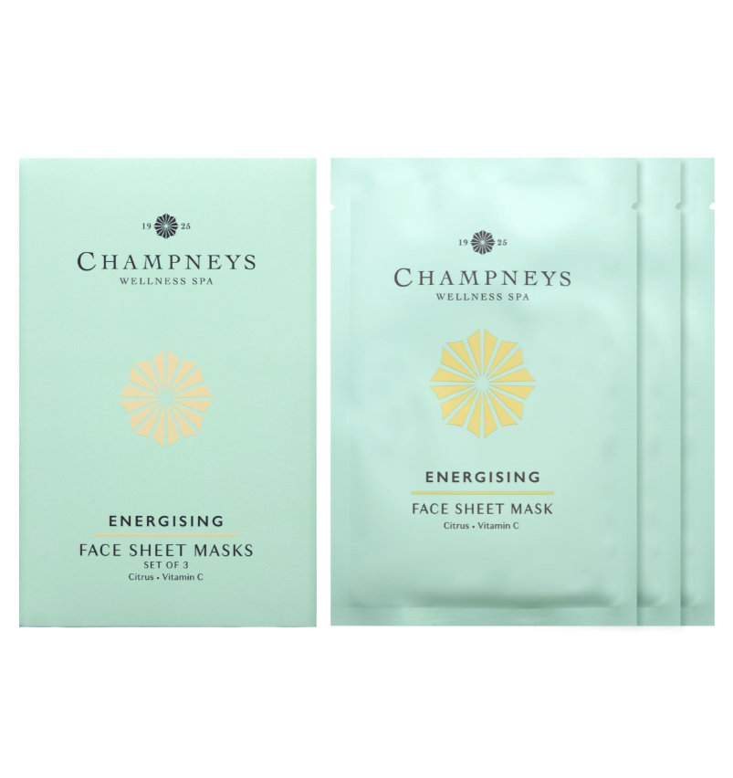 Champneys Energising Face Sheet Masks 35ml 3s – Champneys Shop